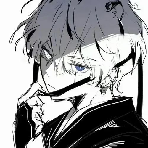 慵懒动漫男头截图