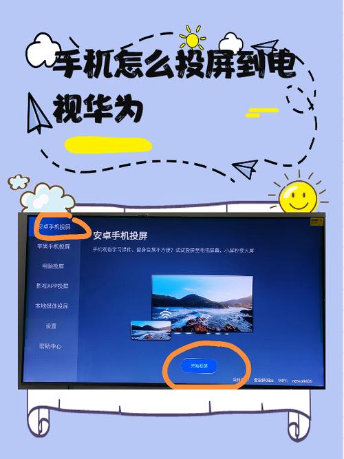 华为智慧屏如何投屏图标
