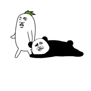 熊猫抱大腿视频图标