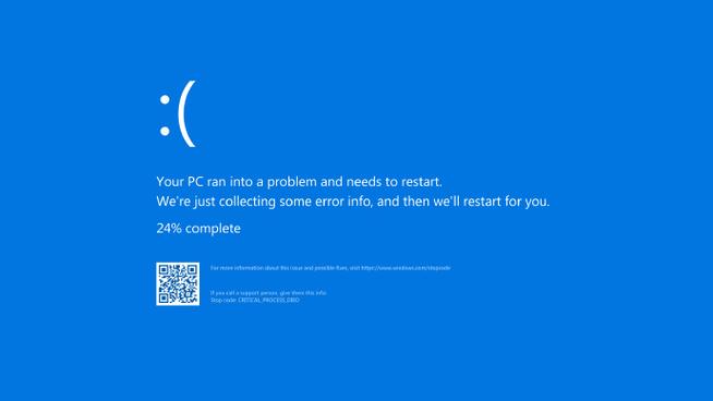 win10系统蓝屏图标
