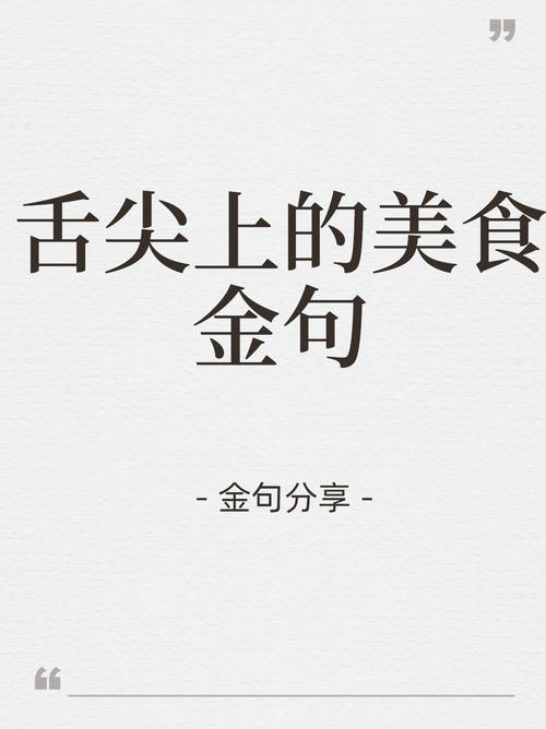 舌尖上的美味句子