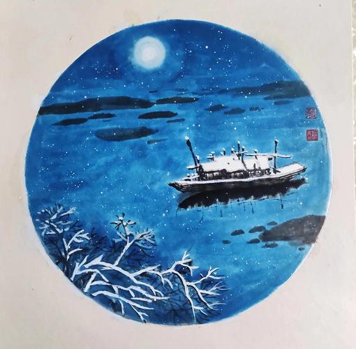 冰雪运动的画怎么画图标