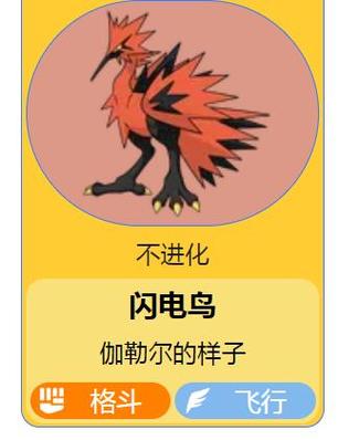 电加飞行系宝可梦有哪些图标