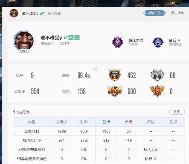 英雄联盟历史战绩查询工具截图