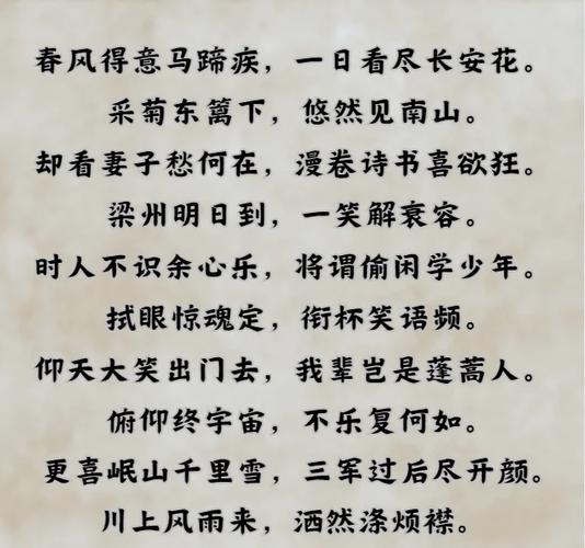 形容高兴的诗句游戏截图