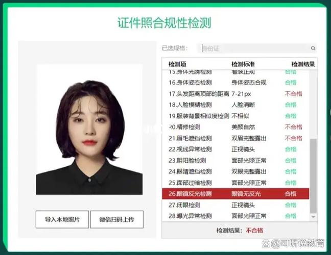 证件照审核不通过的原因图标