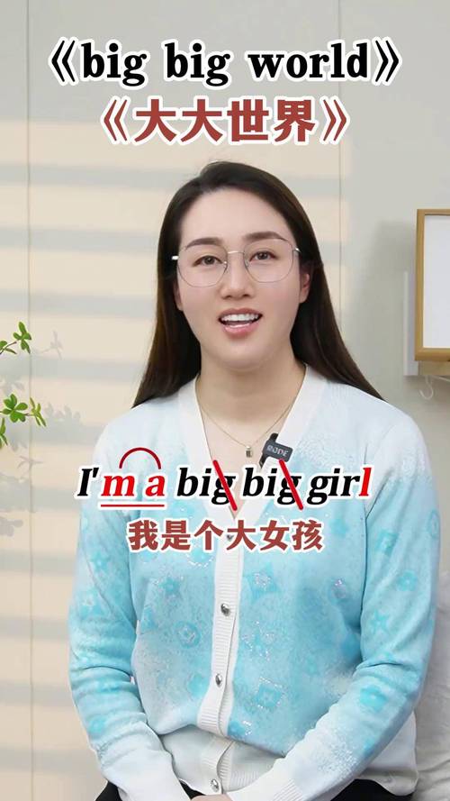 big big world中英文对照图标