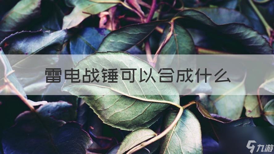 元气骑士雷电战锤和什么合成截图
