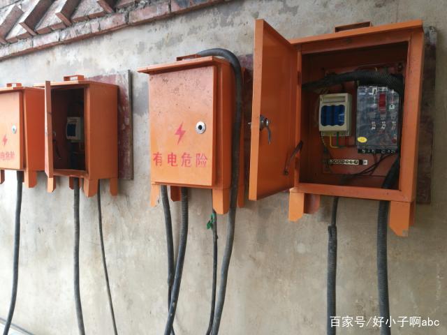 工地临时电三级配电箱图标