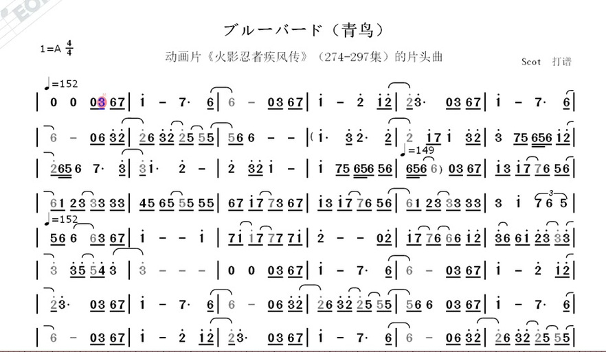 青鸟 火影忍者主题曲图标