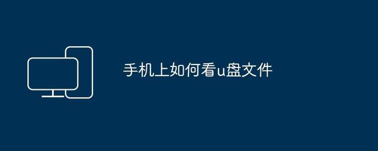 手机查看u盘文件图标