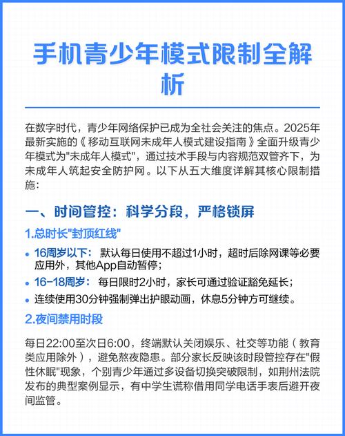 青少年模式有哪些限制图标