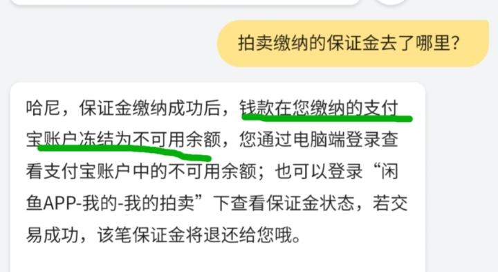 闲鱼保证金怎么交图标