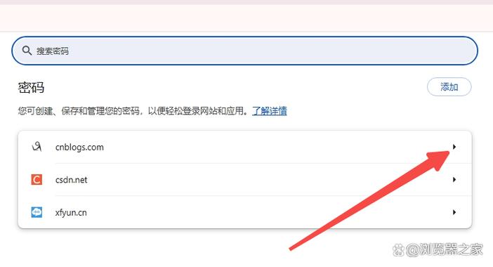 浏览器密码截图