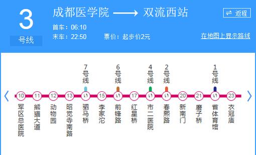 地铁3号线所有站点图标
