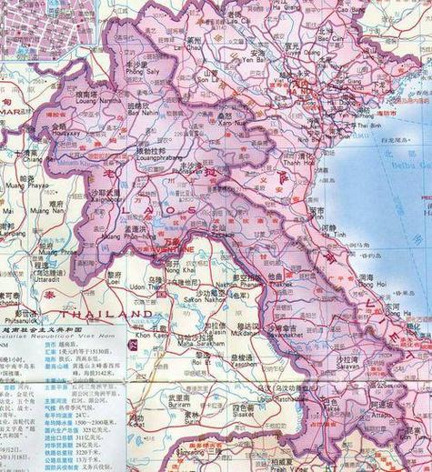 老挝位置 世界地图图标