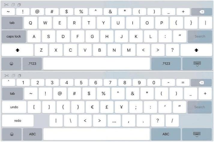 ipad实体键盘第三方输入法图标