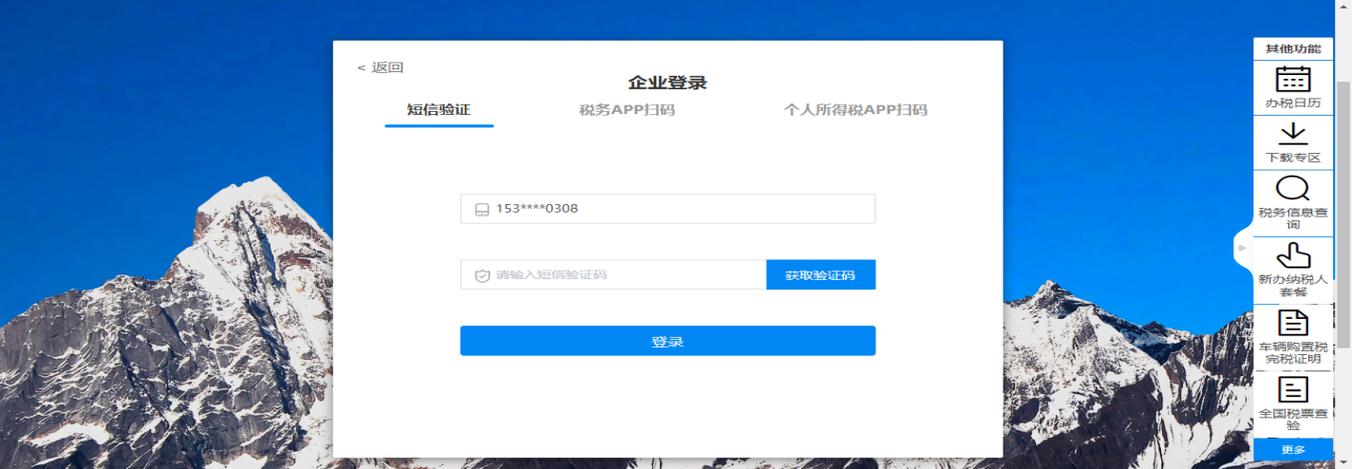 电子税务系统登录入口