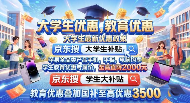大学生买电脑优惠政策图标
