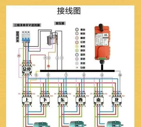 遥控行车控制电路图