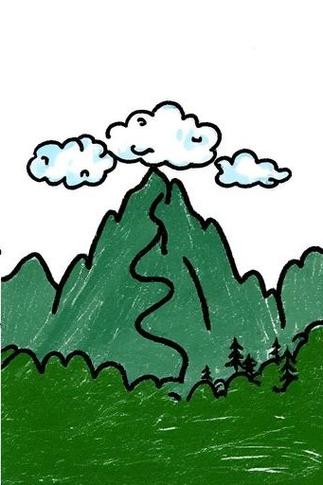 大山的简笔画图标