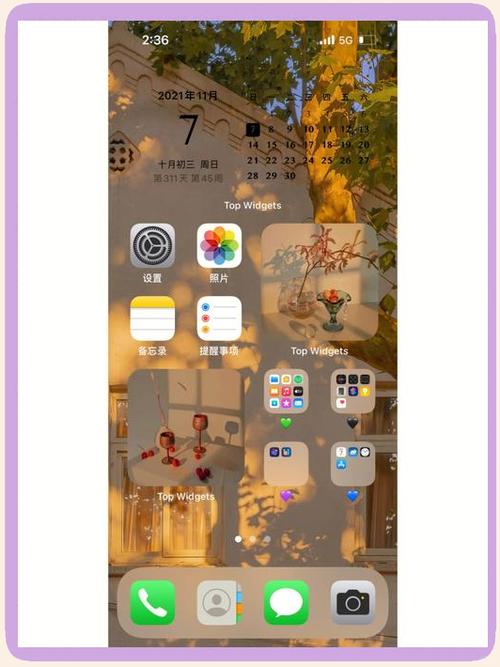 苹果桌面小组件图标