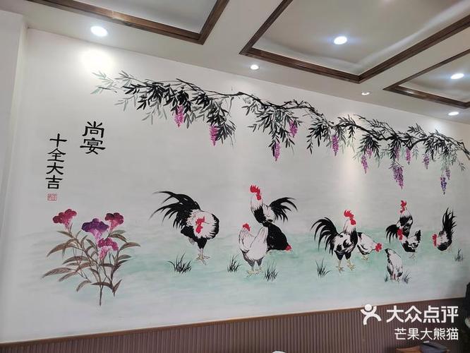 餐厅墙壁画图案大全图标
