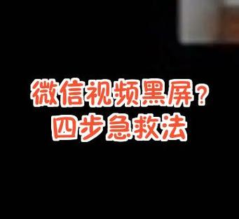 微信视频聊天会黑屏怎么办图标