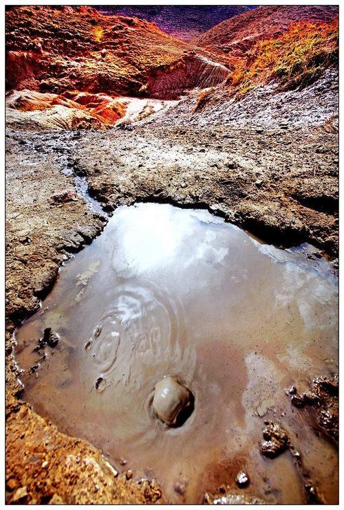 泥火山喷出的气体源自图标