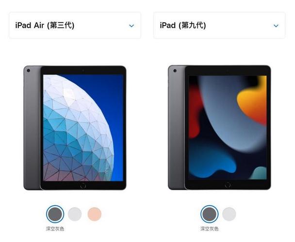 ipad9代和air3哪个好图标