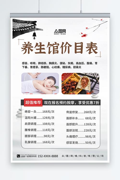 养生馆的项目介绍图标
