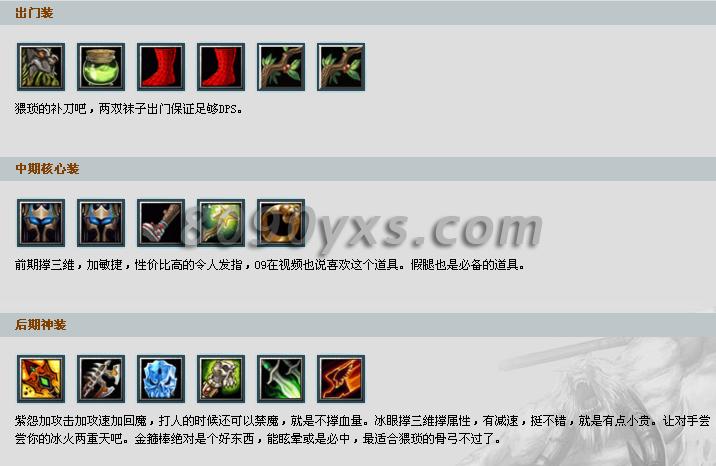 dota骷髅王出装顺序图标