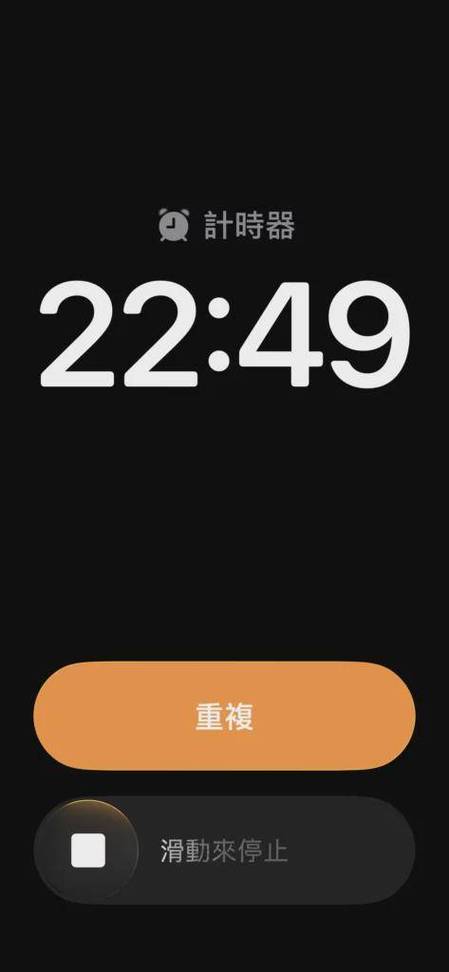 iOS显示剩余时间的闹钟图标