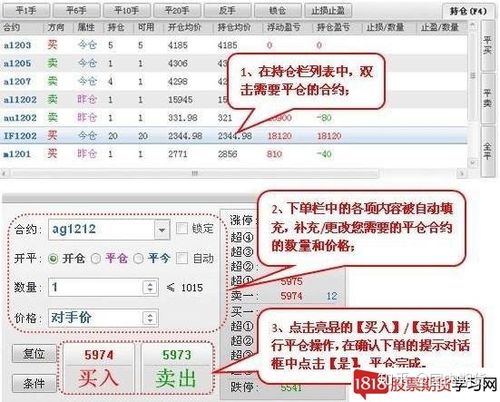 期货闪电下单截图