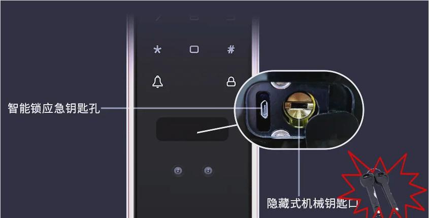 密码门锁钥匙孔使用方法截图