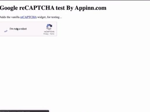 recaptcha验证码图标