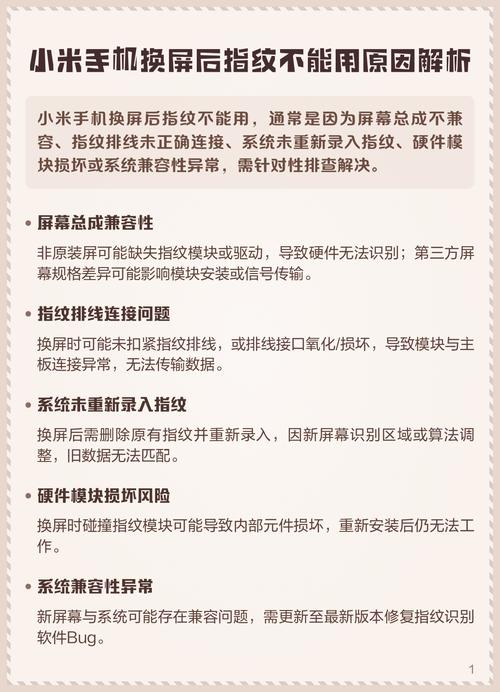 手机换屏之后指纹到底能不能用图标