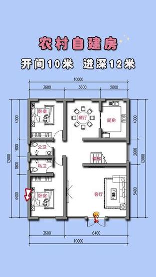 农村自建房平面图图标