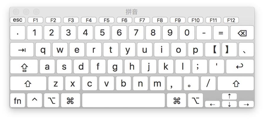 mac键盘符号图例截图