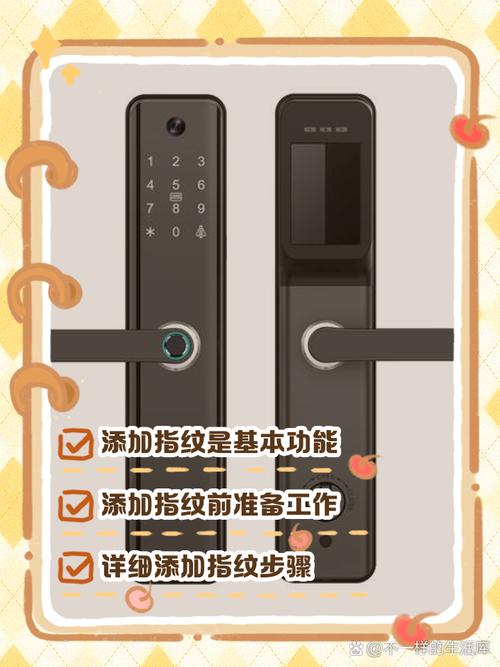 指纹门锁添加指纹的方法图标