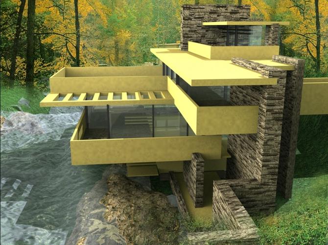fallingwater别墅图标