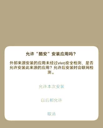 vivo手机拦截软件安装怎么办截图