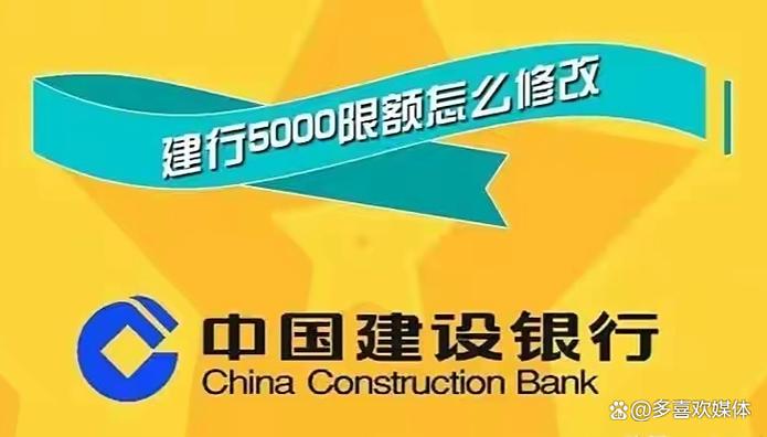 建行限额5000元解除方法图标