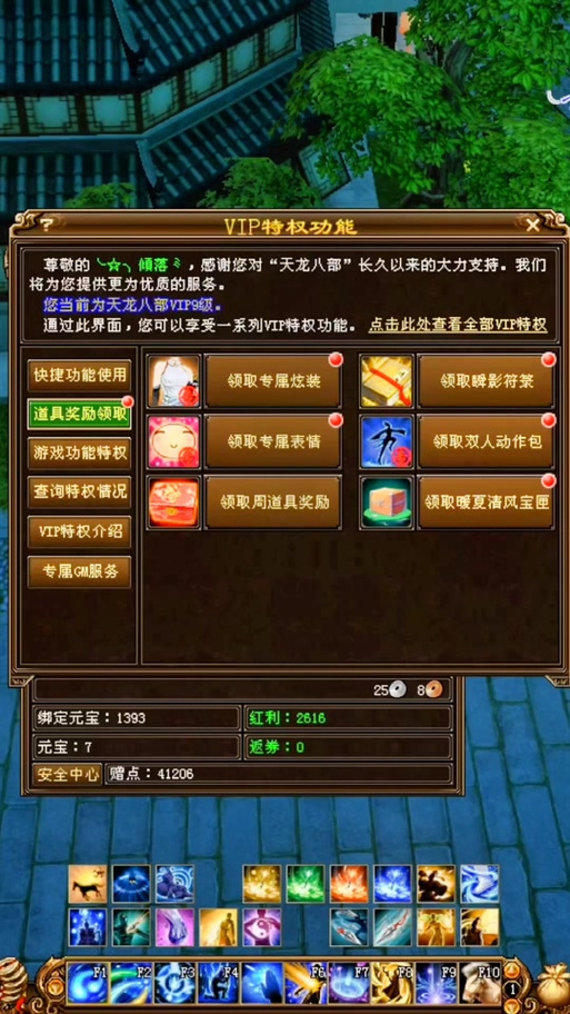 天龙怀旧vip等级截图