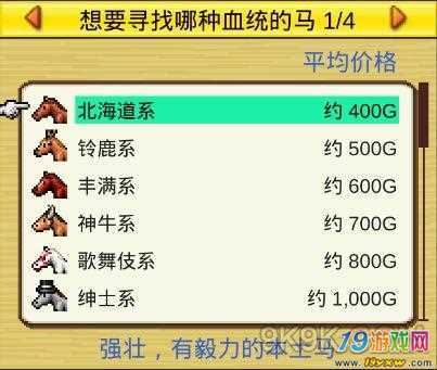 赛马牧场物语全血统图标