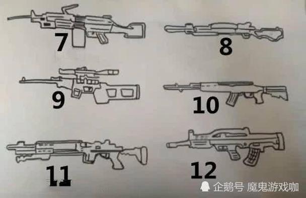 和平精英喷火枪简笔画