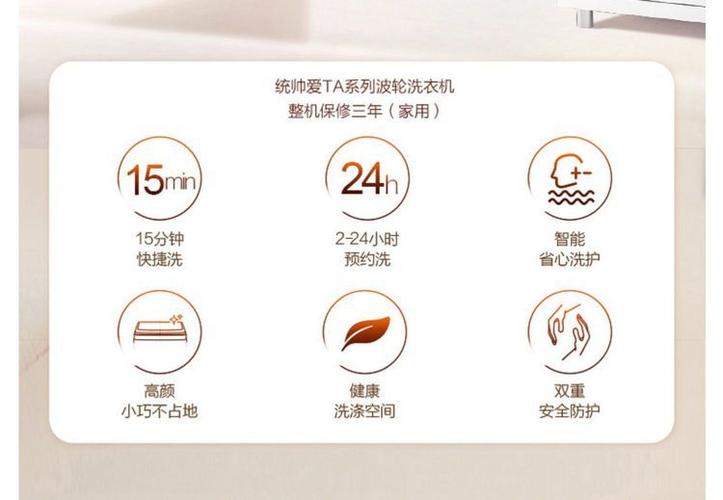 海尔统帅洗衣机说明书截图
