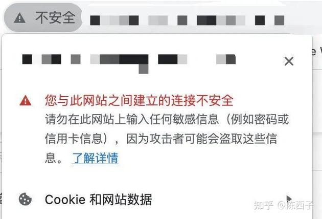 如何打开不安全网站图标
