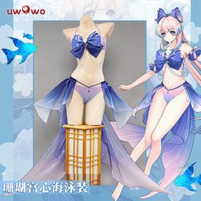 原神cos心海泳装