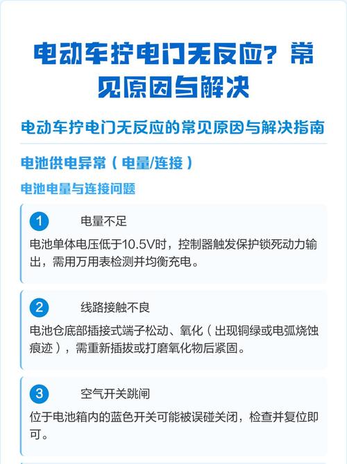 电动车开电门没反应图标
